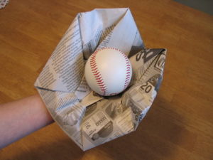 How to Make an Origami Baseball Mitt - Curbly