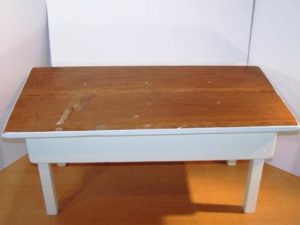 How To Turn an Ugly Coffee Table Into an Upholstered Bench - Curbly
