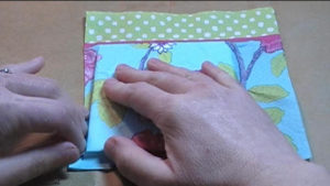 Curbly Video: Using Paper Napkins to Make Decorative Tile Coasters - Curbly