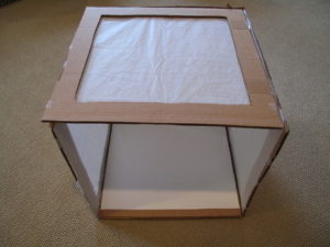 How to make an inexpensive, collapsible light box. - Curbly