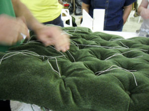 Upholstery Class: Button Tufting with Horsehair - Curbly
