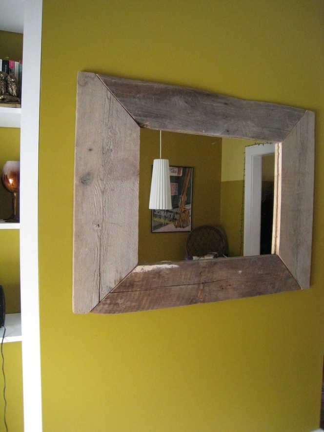 How to Build a Mirror from Reclaimed Barn Wood - Curbly