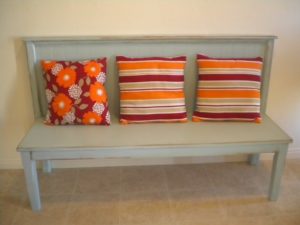 5 DIY Headboards-Turned-Benches to Jump Start Your Tuesday - Curbly