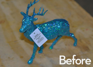 How to: Turn a Tacky Glitter Reindeer into an AWESOME Glitter Reindeer ...