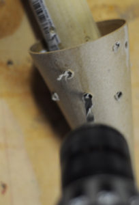 How to: Make Modern Perforated Tabletop Christmas Trees - Curbly