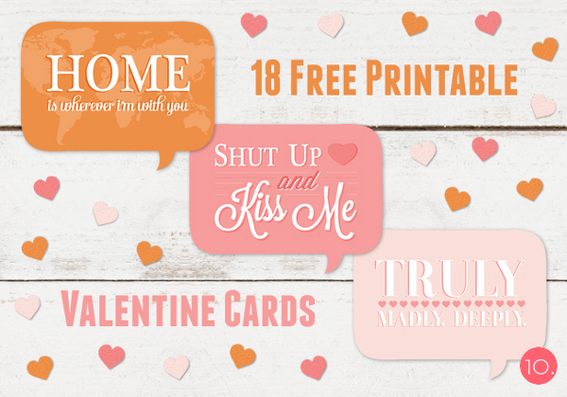 Roundup: 14 Last-Minute Printable Valentine's Day Cards (Free Downloads ...