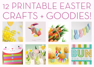 Freebie Alert: 12 Printable Easter Crafts and Goodies! - Curbly