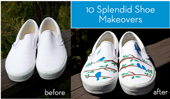 Roundup: 10 Splendid DIY Shoe Makeovers - Curbly
