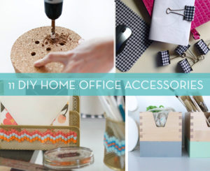 Roundup: 11 DIY Home Office Decor Accessories and Projects - Curbly