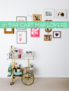 10 Inspiring Bar Cart Makeover Projects - Curbly