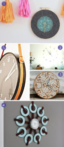Time to DIY: 10 Easy Wall Clock Tutorials - Curbly