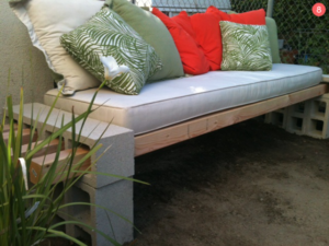 Cinder Block Bench, Table, and More - 12 DIY Cinder Block Ideas