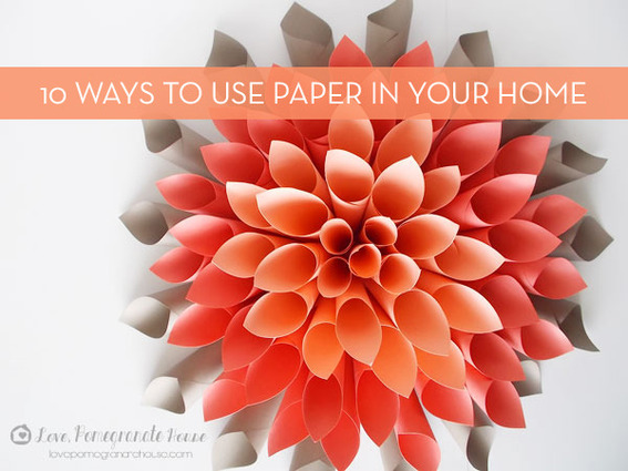 Roundup: 10 Inventive Decor Projects Using Paper - Curbly
