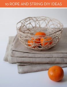 Roundup: 10 DIY Decor Projects Using String and Rope - Curbly