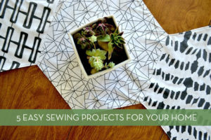 5 Contemporary Sewing Projects For Your Home - Curbly
