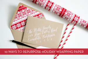 10 Genius Ways To Repurpose Your Leftover Holiday Wrapping Paper - Curbly