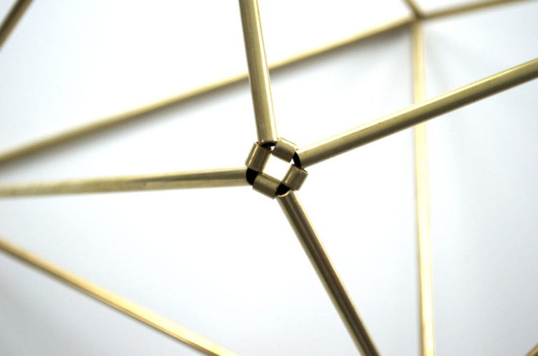How To: Make a DIY Geometric Brass Pendant Light - Curbly