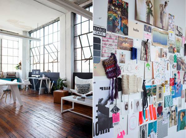 Eye Candy: 10 Inspiring Art + Design Studio Spaces - Curbly