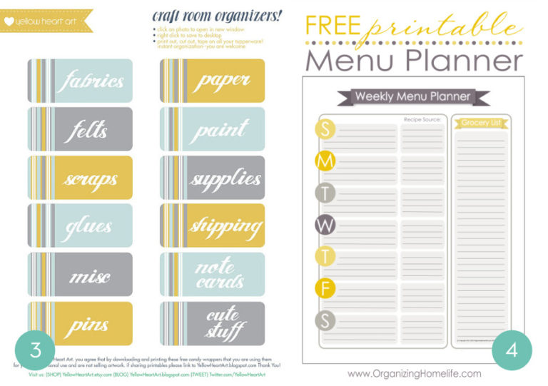 Get Organized! 10 Free Printables To Help You Get Your Home In Order ...