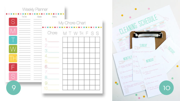 Get Organized! 10 Free Printables To Help You Get Your Home In Order ...