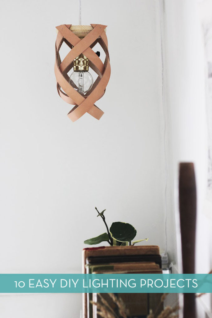 Roundup: 10 Easy (And Affordable) DIY Light Fixtures - Curbly