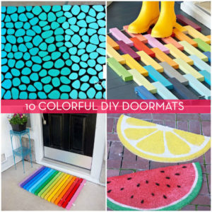 10 Colorful DIY Doormats To Get You In The Summer Mood - Curbly