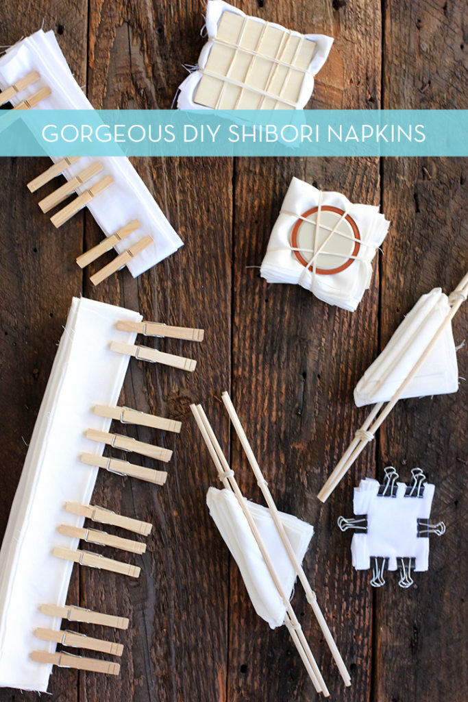 How-To: Beautiful (And Easy!) Shibori Napkins - Curbly