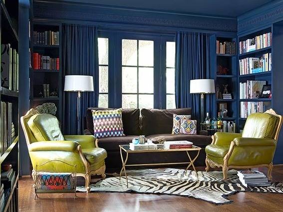Eye Candy: 10 Built Ins Bold With Color - Curbly