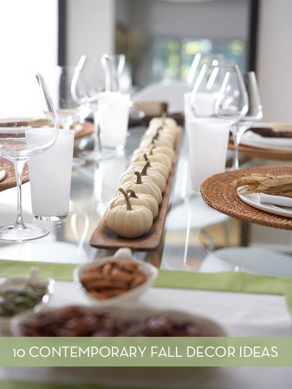 Eye Candy: 10 Contemporary Fall Decorating Ideas - Curbly