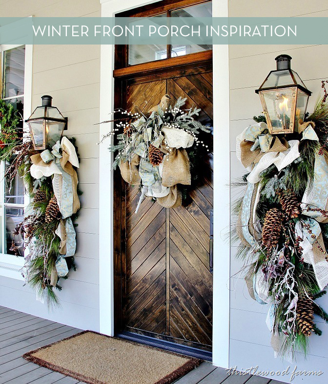 Eye Candy: 10 Front Porch Decorating Ideas For Winter - Curbly