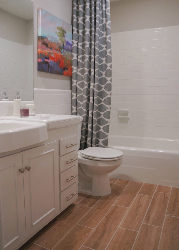 Before and After: Refinished Tile Bathroom Makeover - Curbly