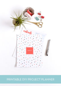 Make it: Printable DIY Project Planner - Curbly