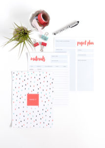 Make it: Printable DIY Project Planner - Curbly