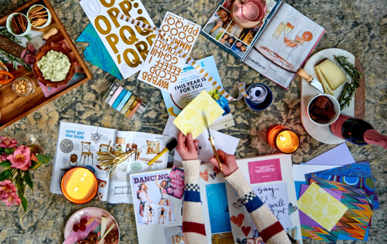 How and Why To Make a New Year Vision Board - Curbly