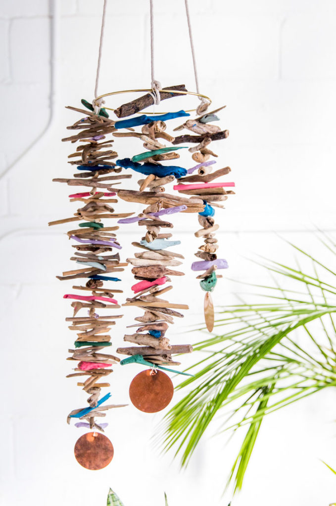 How to Make a DIY Hanging Mobile with Driftwood - Curbly