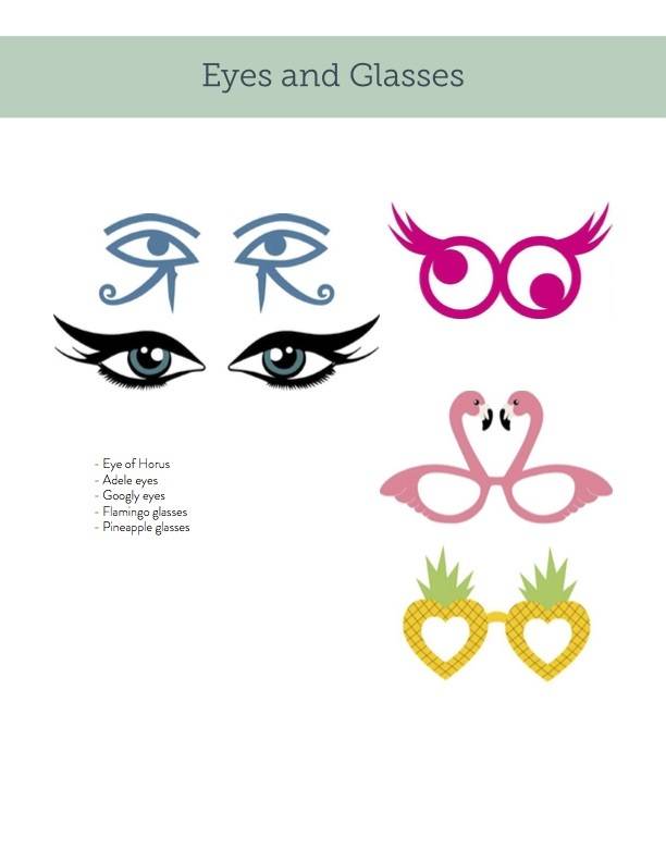 Printable: Ultimate Photo Booth Props - Curbly