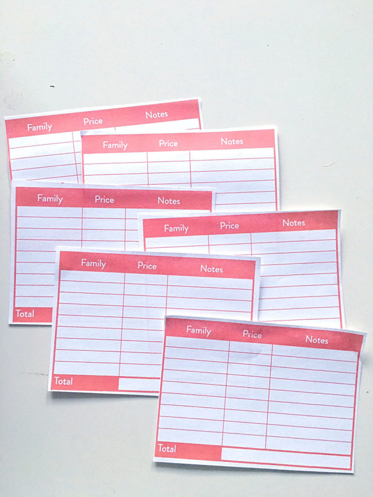 Printables To Help You Pull Off An Organized Multi-Family Garage Sale ...