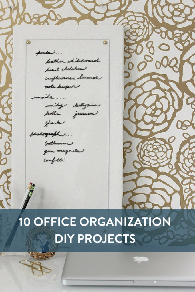 Roundup: 10 Office Organization DIY Projects - Curbly