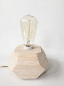 Make It: DIY Wooden Edison Bulb Table Lamp - Curbly