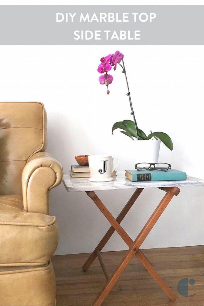 Make It: DIY Marble Side Table - Curbly