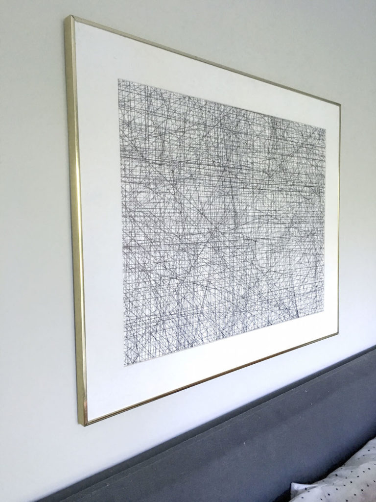 How To: DIY Ink Crosshatch Art - Curbly