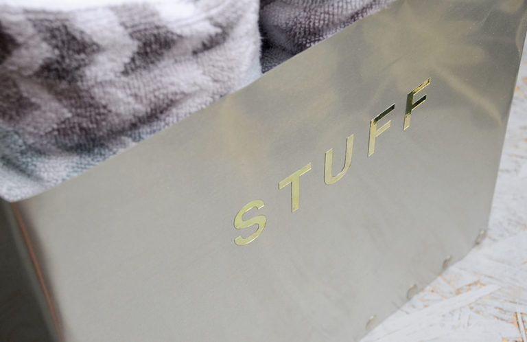 How-to: Easy DIY Industrial Metal Storage Box - Curbly