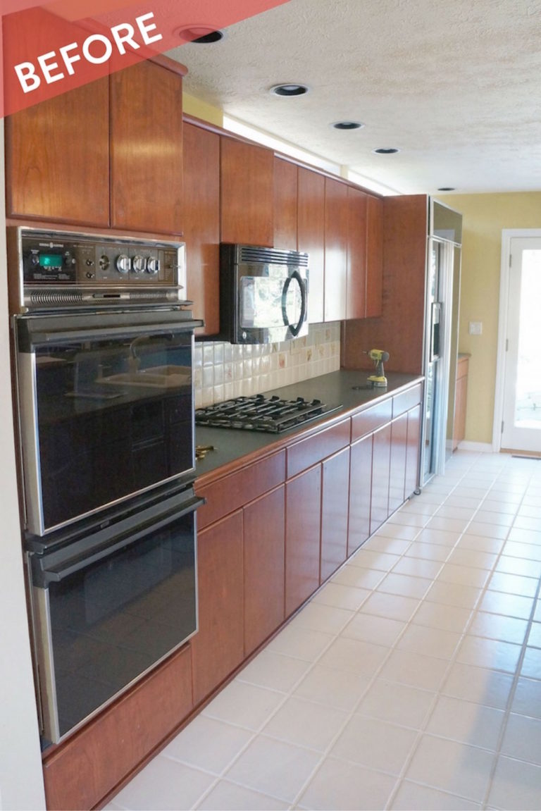 Before and After: A Dated Kitchen Gets A Makeover - Curbly