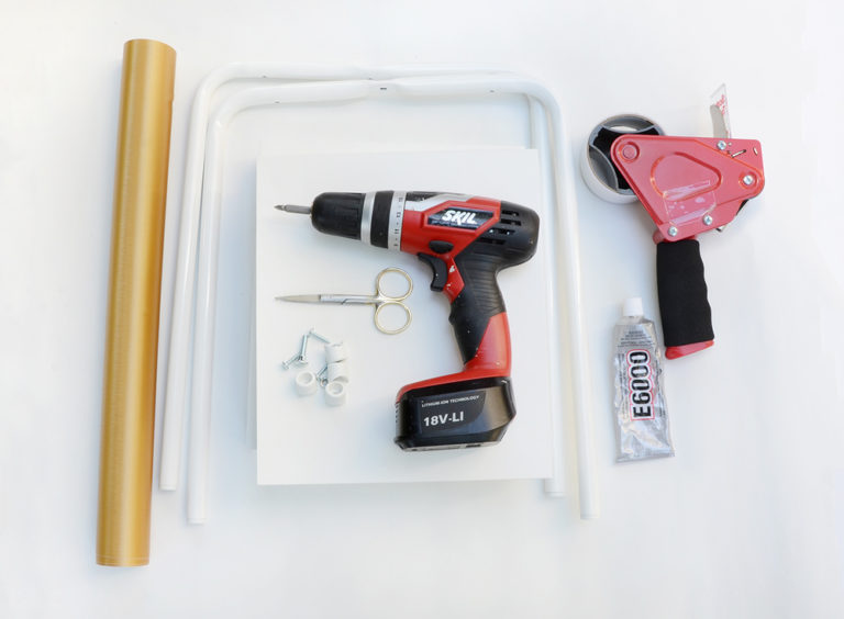 IKEA Lack Hack: DIY End Table Using a Marius Stool and a Lack Wall ...