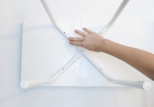 IKEA Lack Hack: DIY End Table Using a Marius Stool and a Lack Wall ...