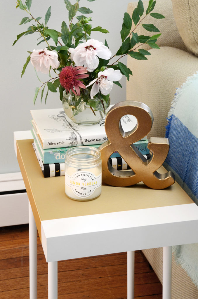 IKEA Lack Hack: DIY End Table Using a Marius Stool and a Lack Wall ...