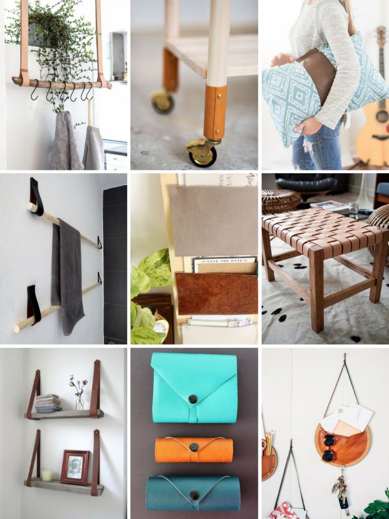 Roundup: 12 Fun And Super Easy DIY Projects Using Leather - Curbly