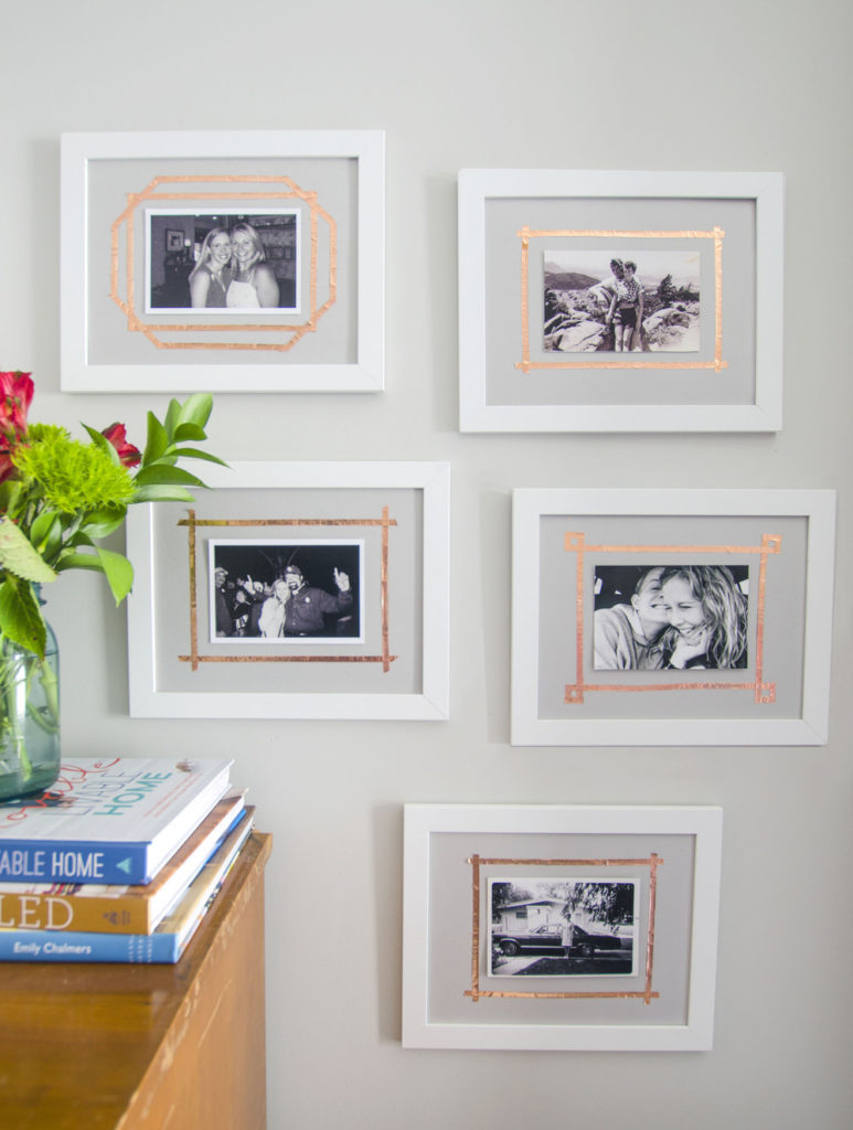 How To: Warm Up Your Photos With This DIY Copper Matting Technique - Curbly