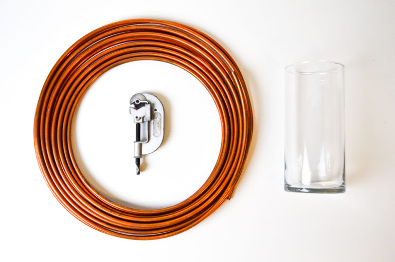 5 Minute, $5 DIY: Make a Copper Wrapped Vase - Curbly