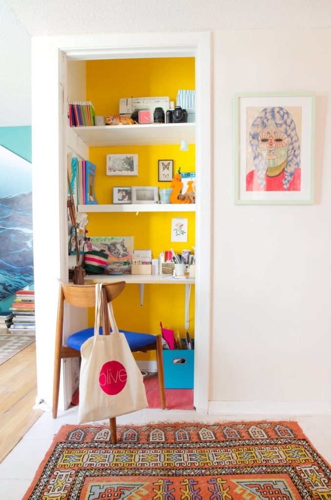 20 Tiny But Functional Home Workspaces - Curbly